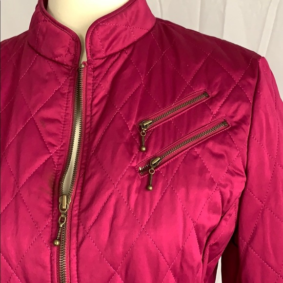 Express | Jackets & Coats | Hot Pink Satin Jacket | Poshmark